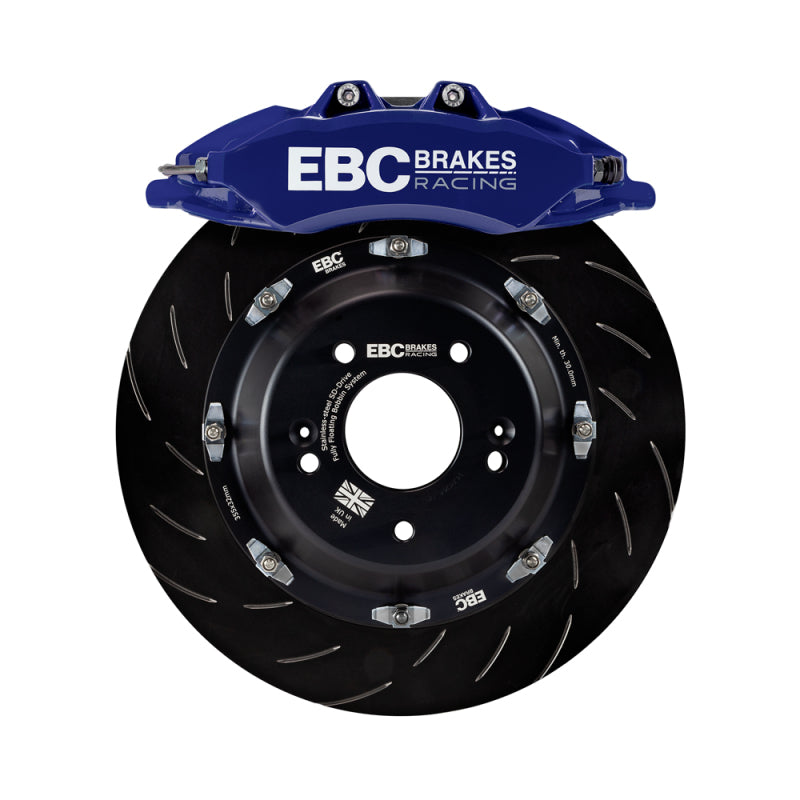EBC Racing 07-13 BMW M3 (E90/E92/E82) Blue Apollo-6 Calipers 380mm Rot ...